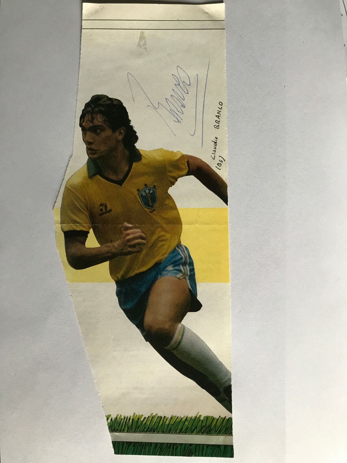 Original Autograph/signature CLAUDIO BRANCO-Brazil-Brescia/Italy-Ex ...
