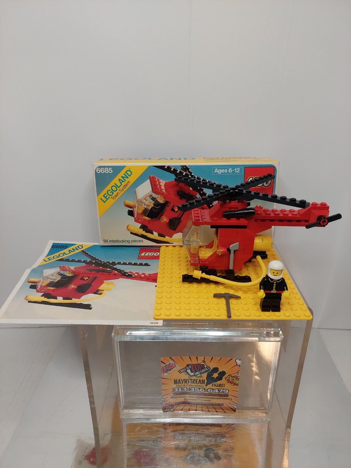 VTG 1982 Legoland lego 6685 fire copter 1 / AS-IS | eBay