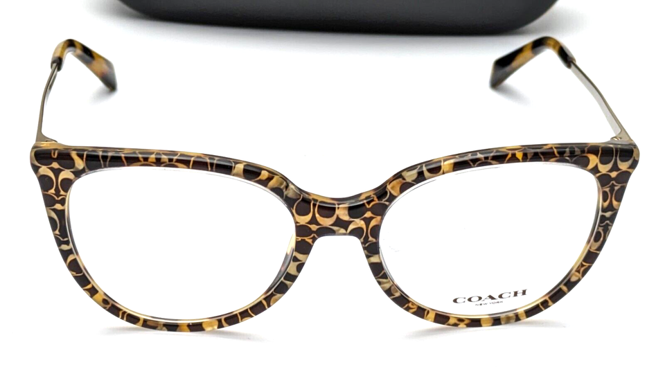 Coach HC6125 5519 Cat Eye Spotty Tortoise Sig C Womens Eyeglasses 53mm ...