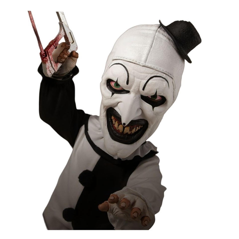 Mezco - Terrifier: Art the Clown with Sound MDS Mega Scale 15-Inch Doll ...