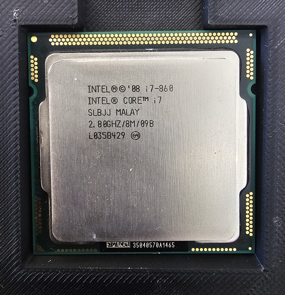Intel Core i7-860 2.8GHz SLBJJ Quad-Core LGA 1156 CPU Processor SLBJJ ...