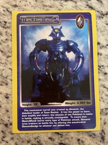 MechaMew2 - Pokemon Live the Musical 2001 Jumbo Promo card Mecha, Mew ...