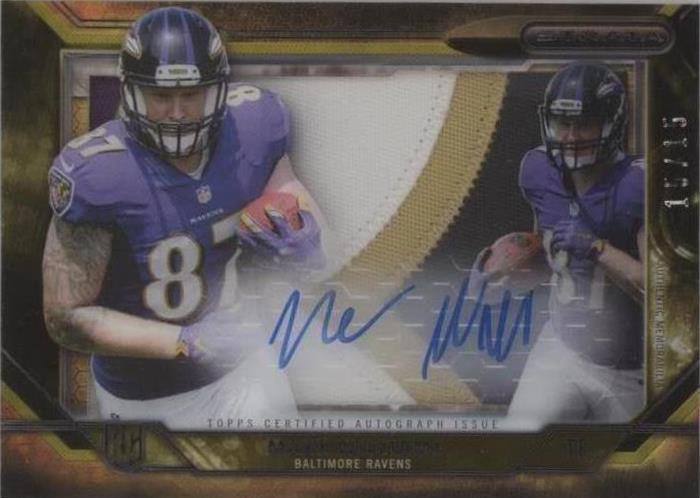 2015 Topps Strata - Signature Patches Maxx Williams #SSAR-MW Gold /15 ...