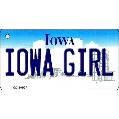 Iowa Girl State License Plate Tag Novelty Key Chain KC-10937 | eBay