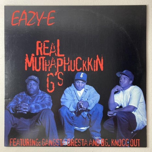 EAZY-E F/ Gangsta Dresta & BG. Knocc Out* - REAL MUTHAPHUCKIN G'S Vinyl ...
