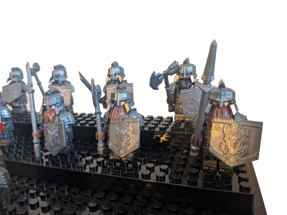 Epic Custom lego Lord of the Rings/Hobbit Ironfoot Dwarves with ...