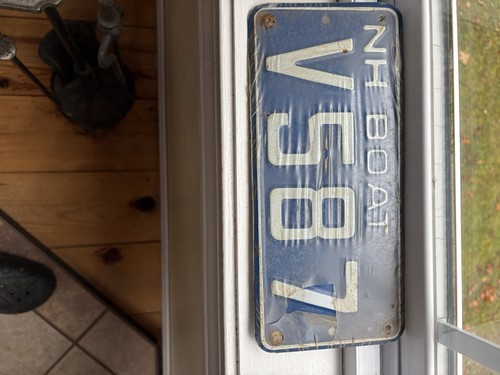 NH BOAT LICENSE PLATE. | eBay