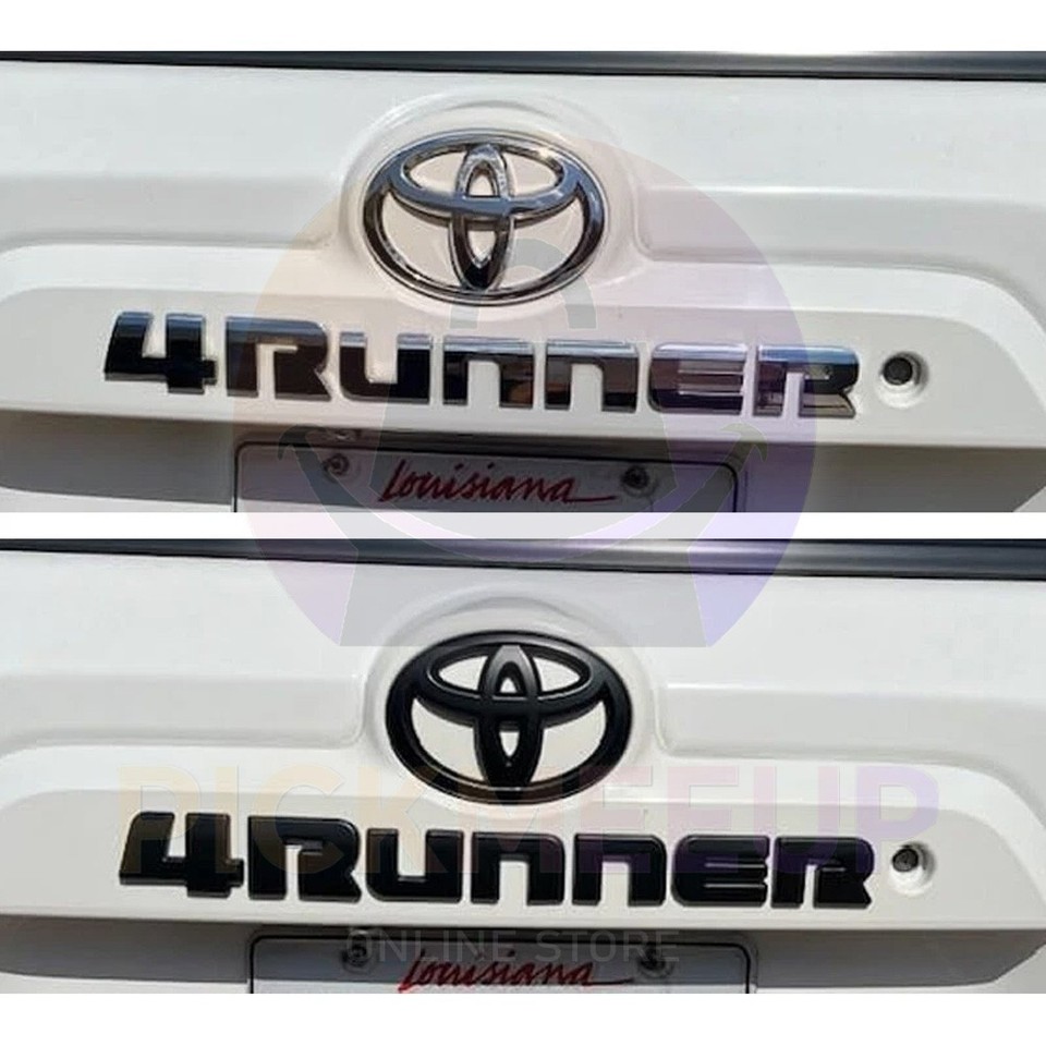 Overlay Kit Emblem For 2010-2024 4Runner Accessories Rear Liftgate Anti ...
