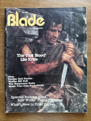 Rambo Blade magazine June 1983 First blood Lile | eBay