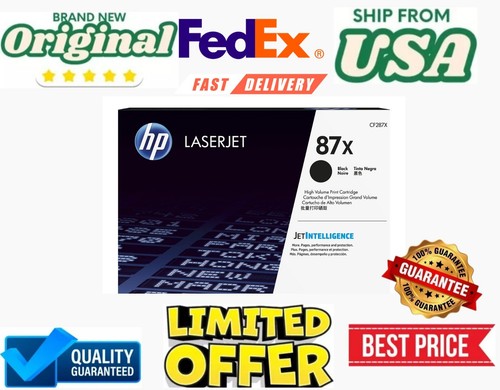 HP 87X Black High-yield Toner Cartridge CF287X | eBay