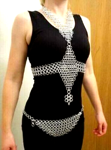 CHAINMAIL ALUMINIUM STYLE BRA TOP NICE ONE ITEM | eBay