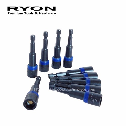 10mm x 65mm Impact Hex Socket Nut Setter Power Driver Magnetic Made in Taiwan | eBay Australia