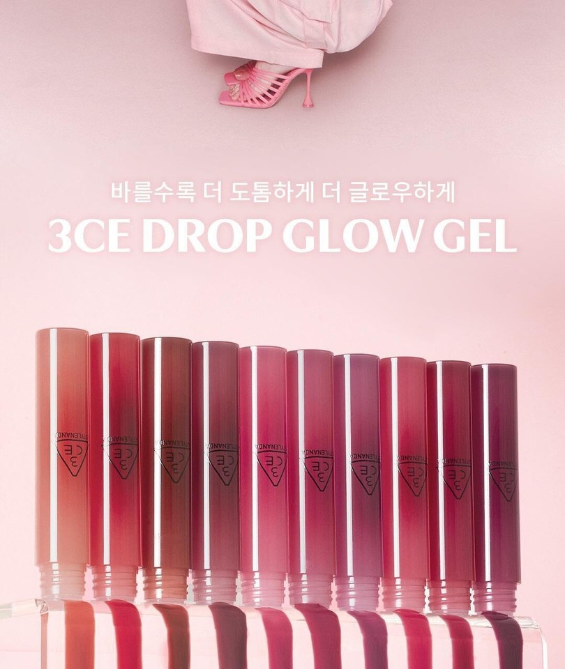 IDLE Minnie PICK 3CE Drop Glow Gel 3.8g 10 Colors | eBay