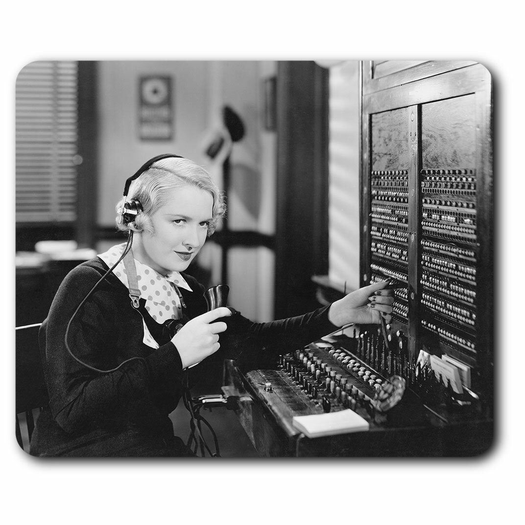 Vintage Telephone Operator Headset 100+ Telephone Switchboard