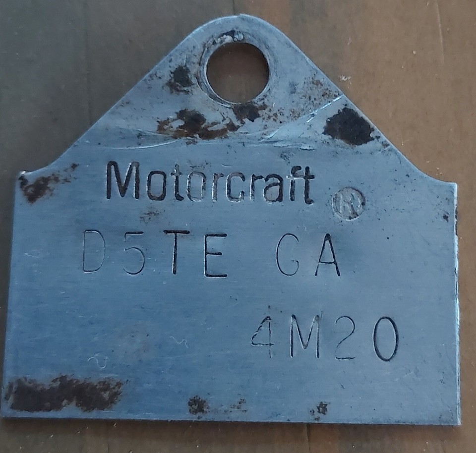 1963- 74 FORD AUTOLITE Motorcraft CARBURETOR Tag Chose One! 4100 2100 ...