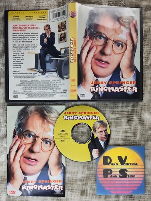 Ringmaster DVD 1998 Jerry Springer w Insert | eBay