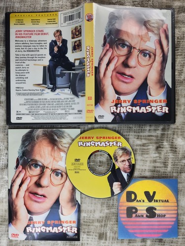 Ringmaster DVD 1998 Jerry Springer w Insert | eBay