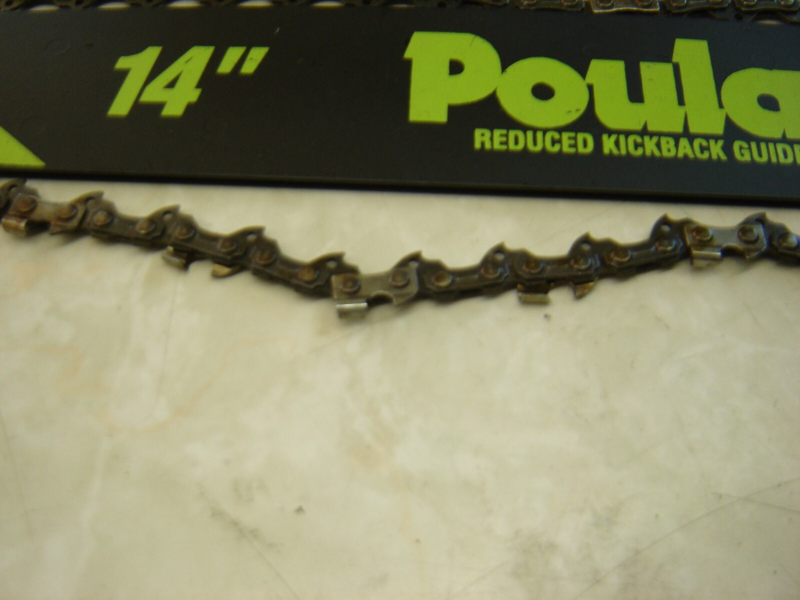 New Poulan 14" Bar and 14" Chain for Poulan Wood Shark and Poulan 4218 ...