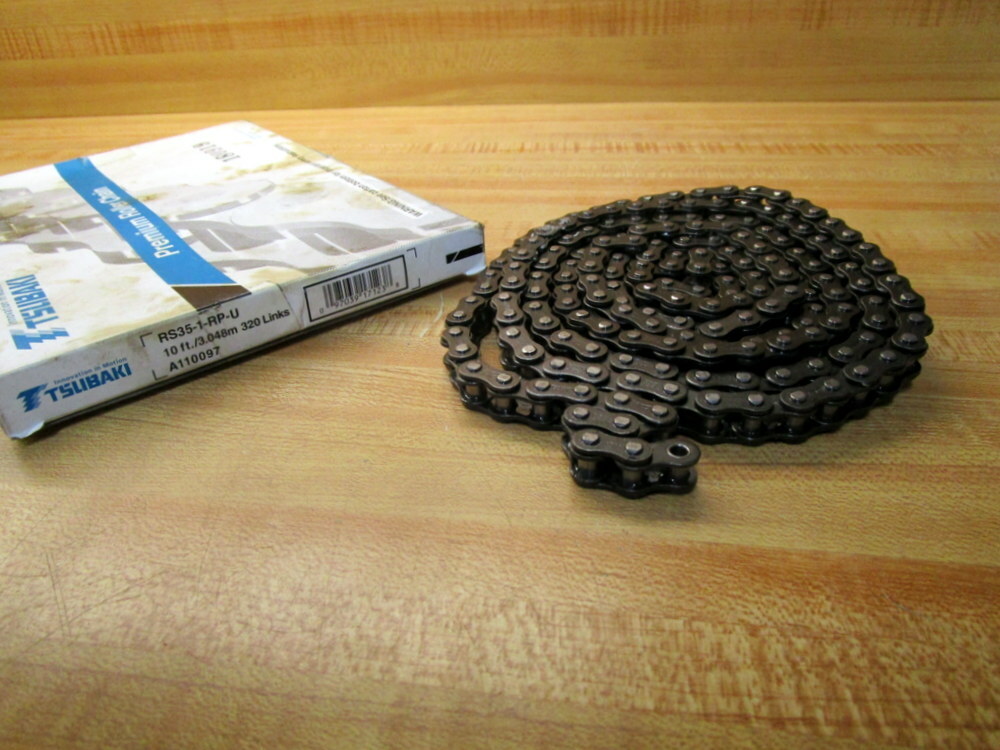 Tsubaki Roller Chain Rs35-1-rp-u A110097 320 Links 10ft for sale online ...