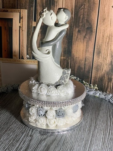 Dancing Bride and Groom Figures Wedding Cake Topper | eBay UK