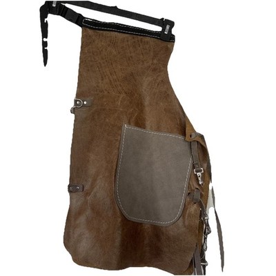NWT Leather Hay Apron/Chaps with Adjustable Straps | eBay