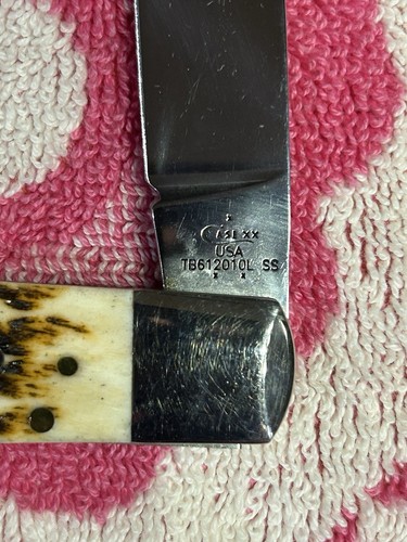 Case Tony Bose Amber Bone Tribal Lock (612010L) Knife | eBay