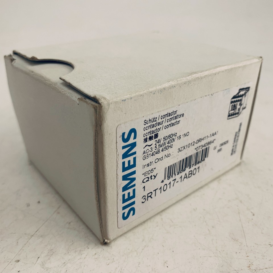 SIEMENS 3RT1036-1A SIRIUS Classic 3RT1 Series Contactor 24VAC 3-Pole 12 ...