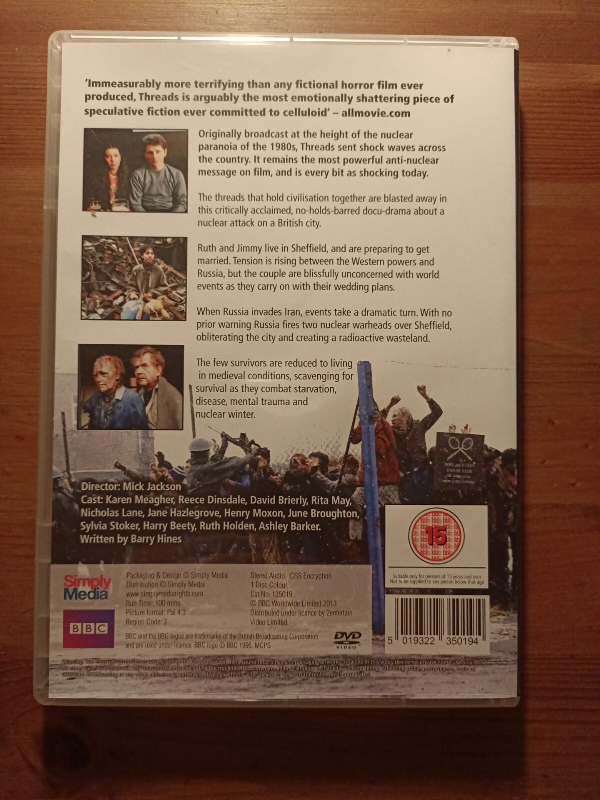 Threads 5019322350194 With Reece Dinsdale DVD Region 2 for sale online ...