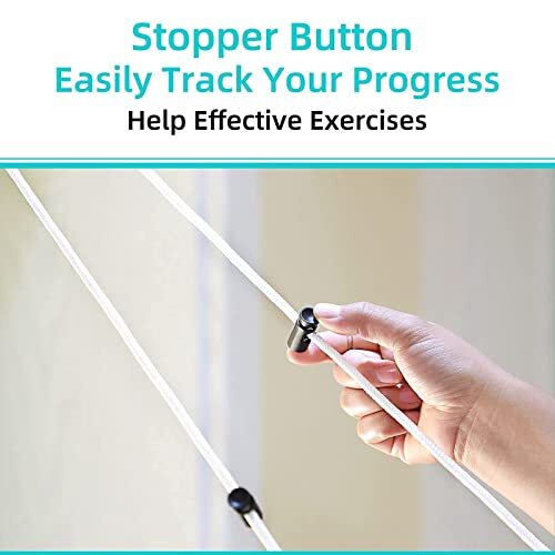 Fanwer Shoulder Pulley Over The Door Exercise Pulley for Rotator Cuff ...