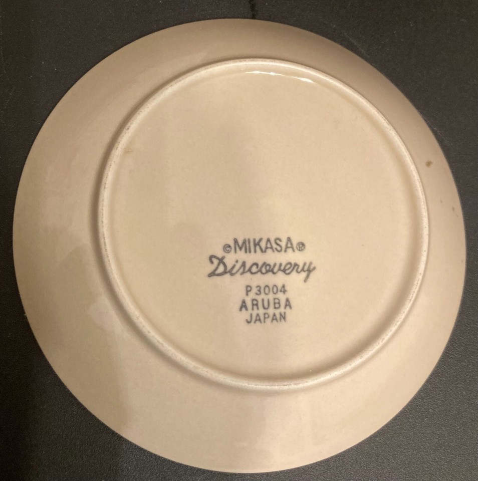 Mikasa saucer Discovery P3004 ARUBA Japan 6" | eBay