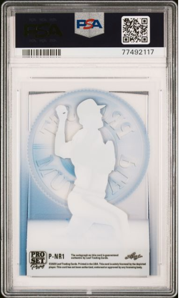 2023 Leaf Pro Set Pure Nolan Ryan Platinum Auto Autograph 4/4 SSP #P ...
