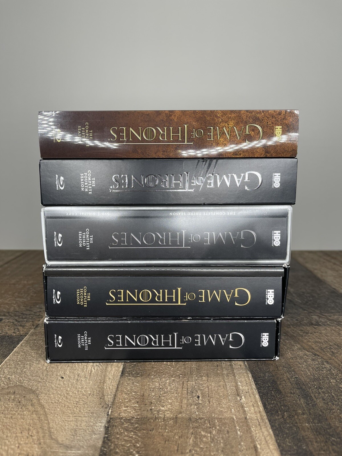 Game of Thrones Blu Ray Lot Complete Series 1-5 1,2,3,4,5 Box Set | eBay