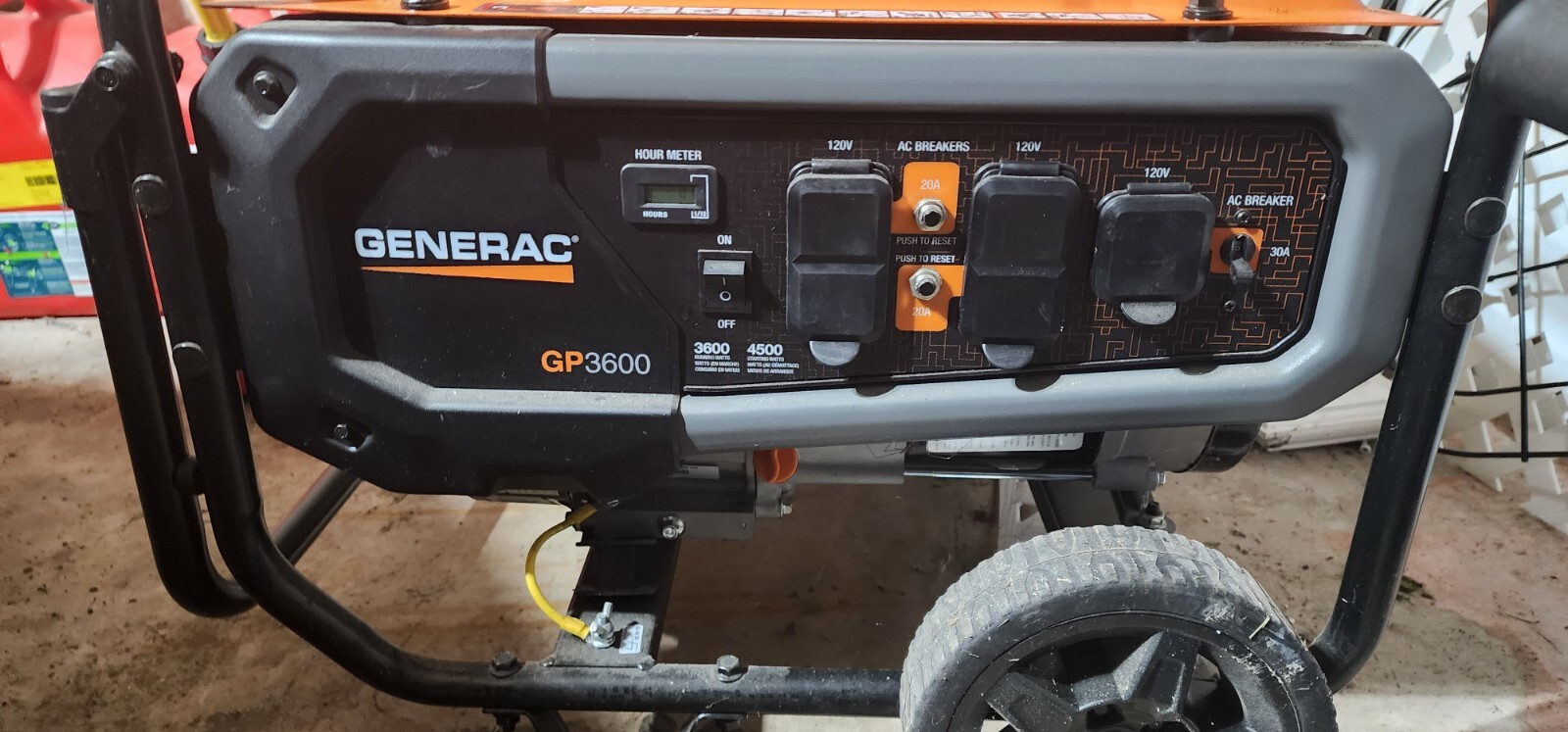 Generac 3600 Watt GP3600 Portable Generator | eBay
