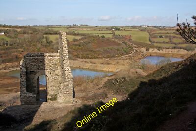 Photo 12x8 Wheal Virgin Engine House (Remains) Goon Gumpas c2014 | eBay UK