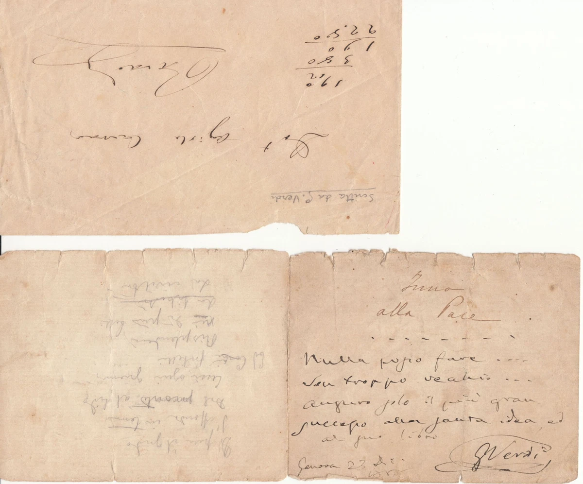 Giuseppe Verdi Signature