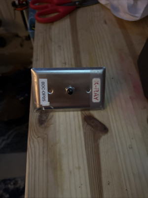 X-ray Exposure Switch Remote Push Button Cover Plate Stainless | eBay