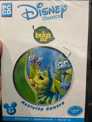 A Bug's Life Activity Centre NEW/sealed PC CD-ROM COMPUTER GAME (Disney ...