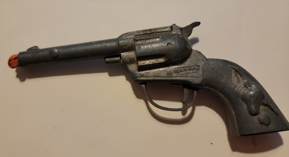 Vintage Hubley TEX Small Single Shot Revolver Toy Cap Gun | eBay