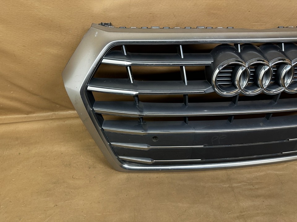 Audi Q5 Quattro S-Line Upper Grille 2018-2020 with Sensor Holes OEM ...