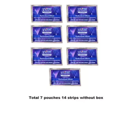 3D White Teeth Whitening Strips Crest Whitestrips Professional Effects ...