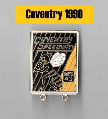 Coventry 1990 Speedway Badge - Gold | eBay UK