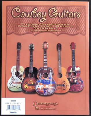Cowboy Guitars Book by Steve Evans & Ron Middlebrook Vintage Antique ...