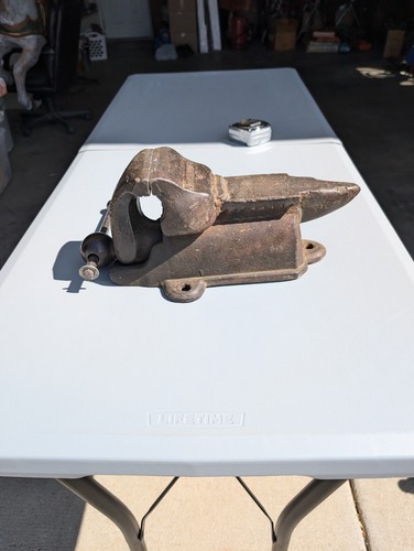 Vintage Adams Diamond Vise Anvil Pat Jan 15, 1895 USA 37 Pounds | eBay