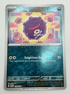 Pokemon TCG Card 151 Collection 109/165 Reverse Holo Koffing | eBay
