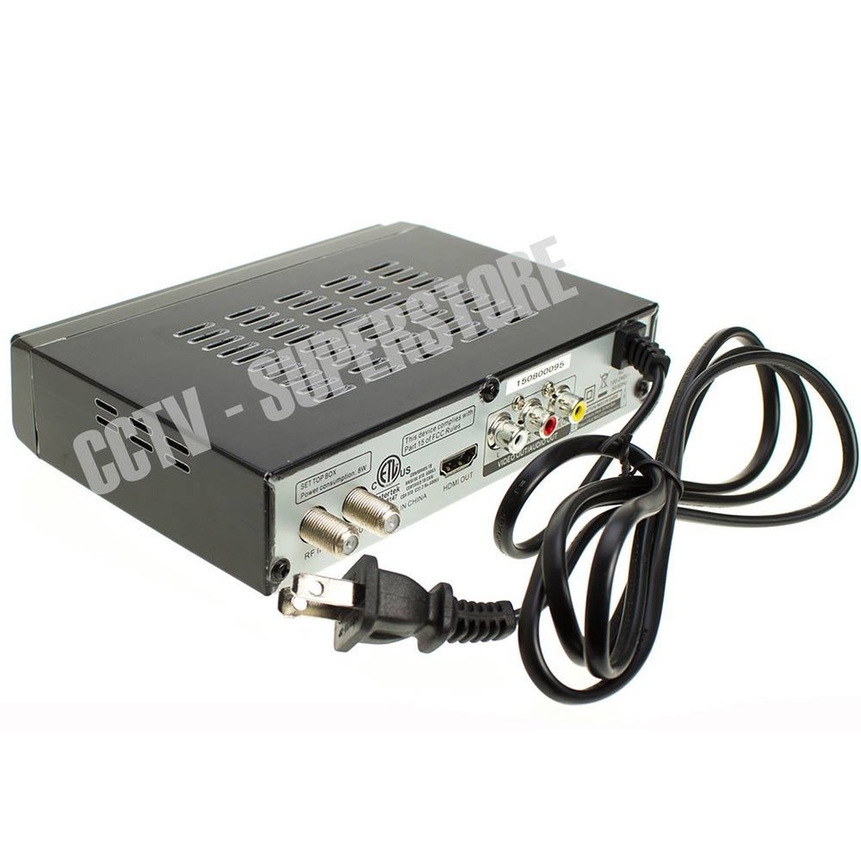 HDTV Digital Converter Box Flat Digital Indoor TV Antenna HDMI PVR ...