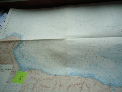 CARTE MARINE MAP MARITIME 9 Baie Seine 6614 cap Levy Antifer dimensions ...