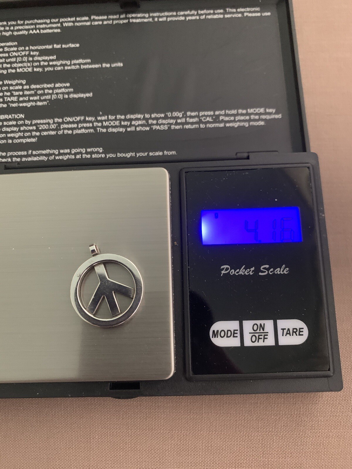 Mignon Faget Sterling Silver Peace Sign Amulet Pendan… - Gem