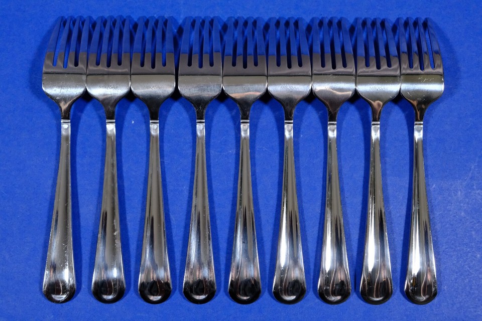 9 x Mikasa Virtuoso Glossy 18/10 Stainless Salad Forks 7 ¼” | eBay