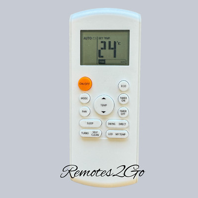 Kelvinator Air Conditioner Remote Control for models KSV25/35/50/70/80 ...