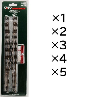 KATO 20-210 Double Crossover Switch 310mm 12-3/16" N Scale Gauge | eBay